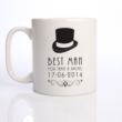 Personalised Best Man Mug | The Gift Experience