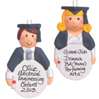 Personalised Graduate Boy Hanging Ornament | The Gift Experience