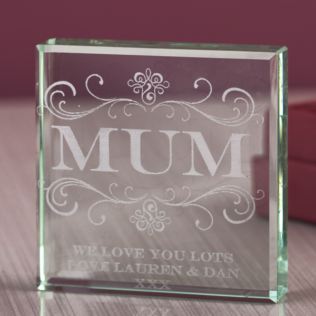 Engraved Glass Gifts | Personalised Glass Gifts | The Gift Experience