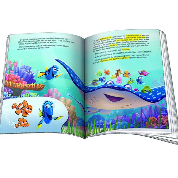 My Adventures with Disney Pixar Finding Dory Book | The Gift Experience