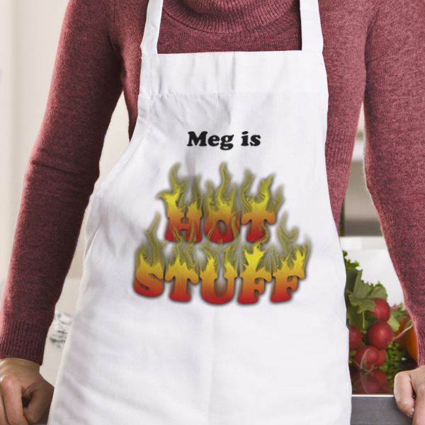 Hot Stuff Personalised Apron | The Gift Experience