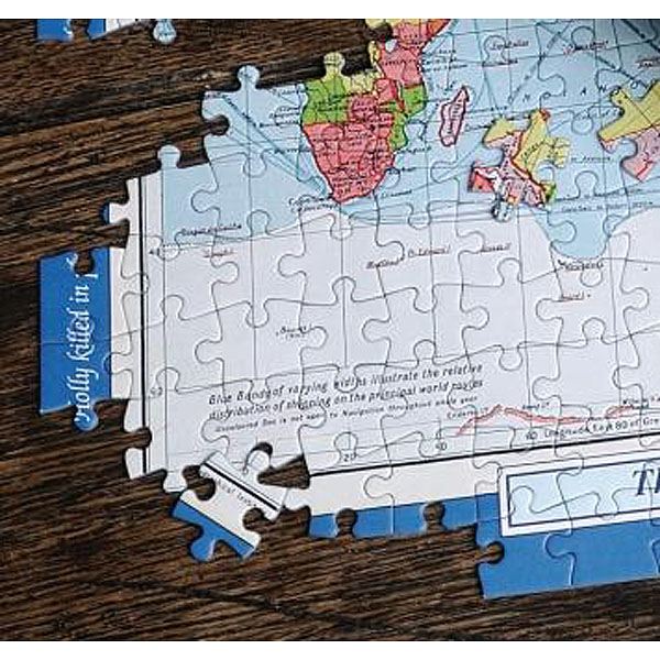 Personalised World Map Jigsaw Puzzle : The gift experience