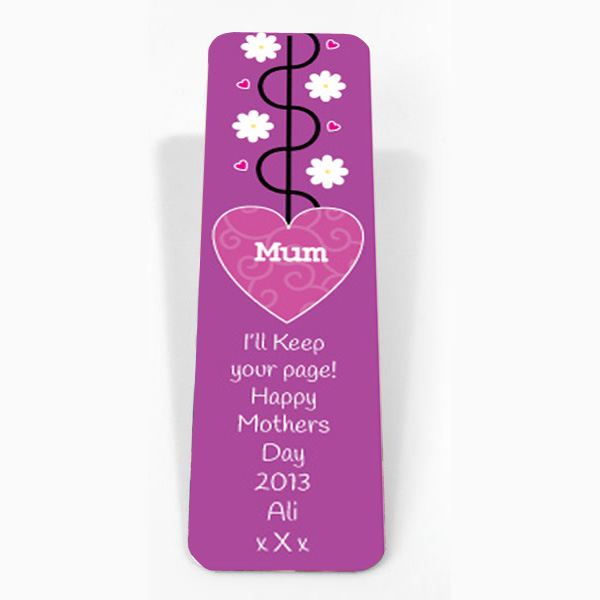 Mother's Day Personalised Bookmark | The Gift Experience