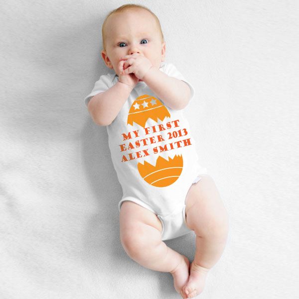 My First Easter Personalised Baby Grow | The Gift Experience