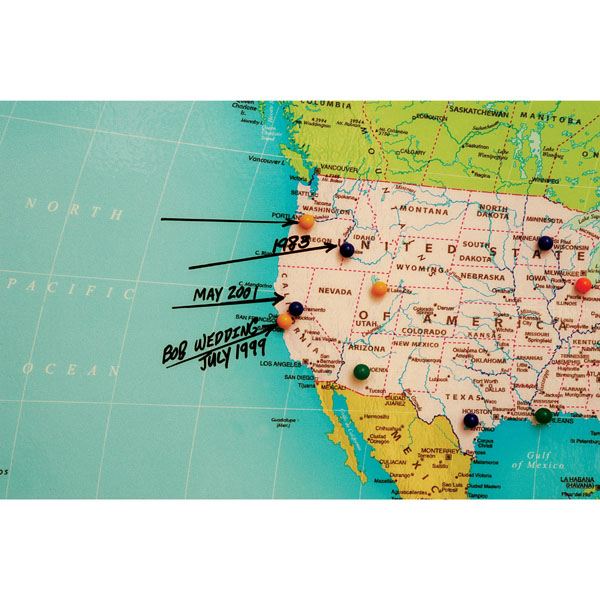 Personalised World Traveller Map | The Gift Experience