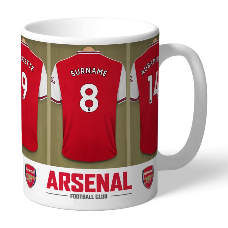 Personalised Arsenal Dressing Room Mug | The Gift Experience