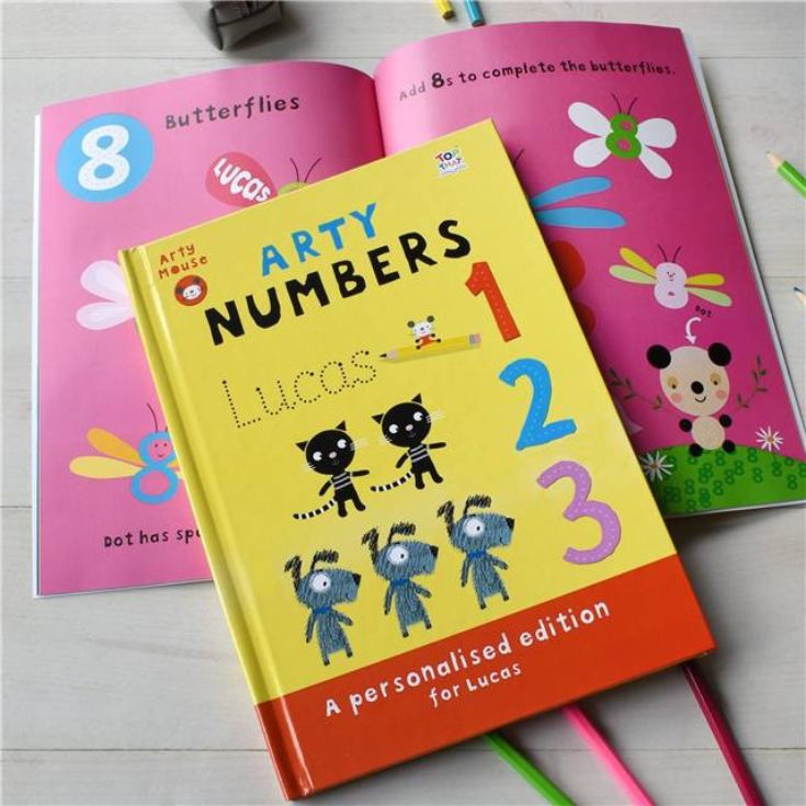 Arty Mouse Numbers - Hardback | The Gift Experience