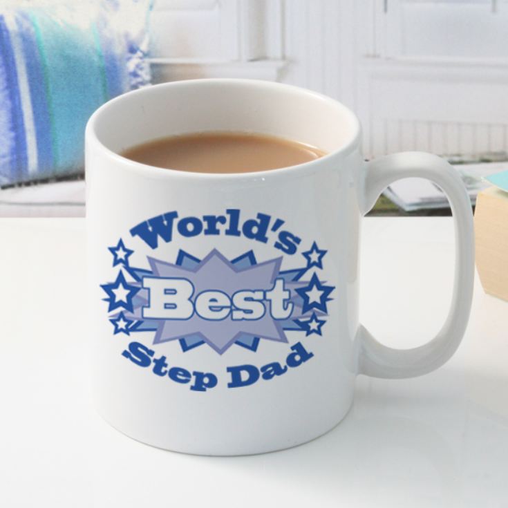 Worlds Best Step Dad Personalised Mug | The Gift Experience