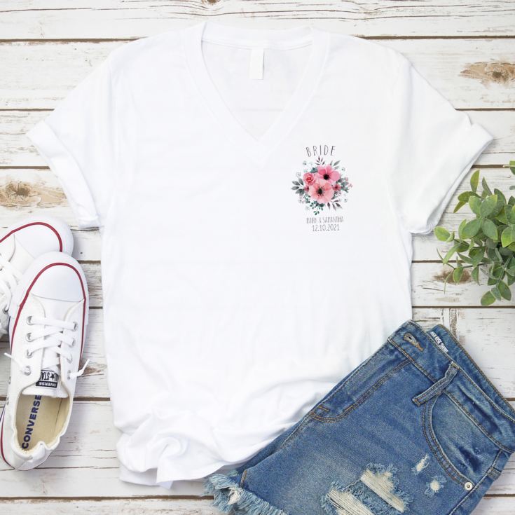 Personalised Bride T Shirt The T Experience
