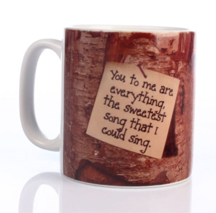 Personalised Carved Message Mug | The Gift Experience