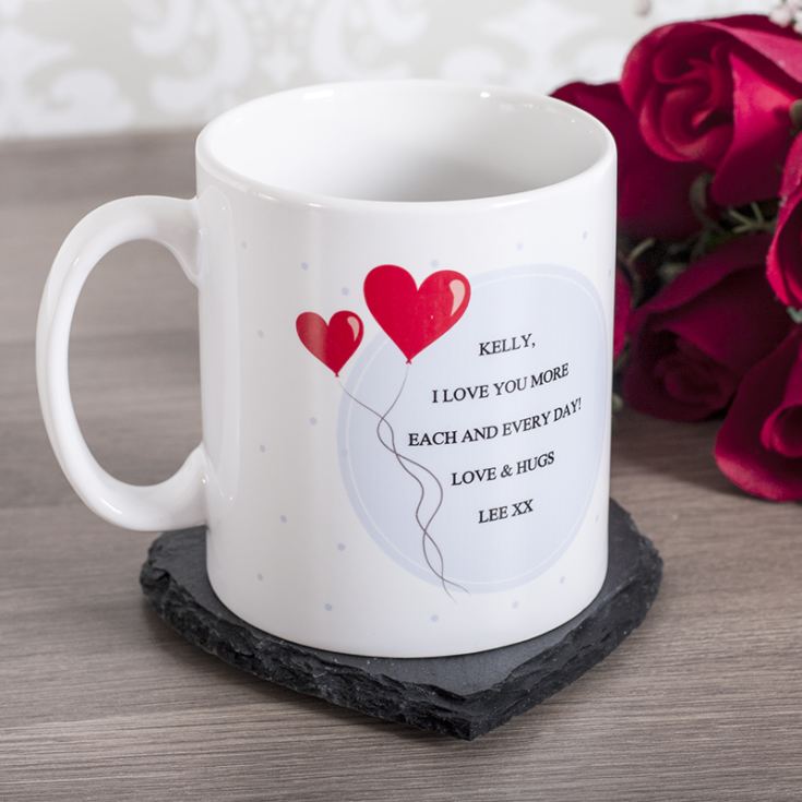Personalised Catch Your Heart Mug | The Gift Experience