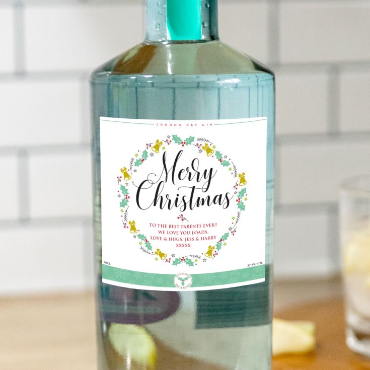 Personalised Christmas Gin | The Gift Experience
