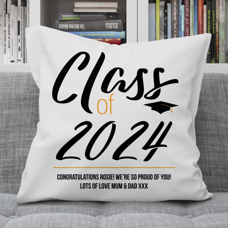 Personalised Class Of Graduation Cushion | The Gift Experience