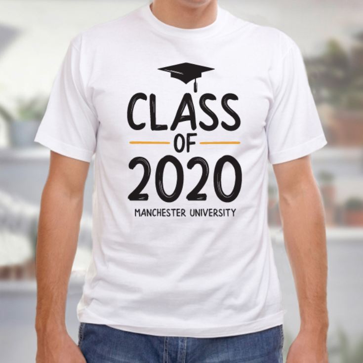 Personalised Class Of Graduation Male T-Shirt | The Gift Experience