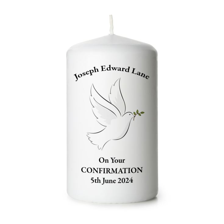 Personalised Confirmation Candle | The Gift Experience