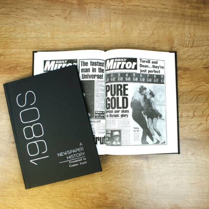 1980s Decade Newspaper Book | The Gift Experience