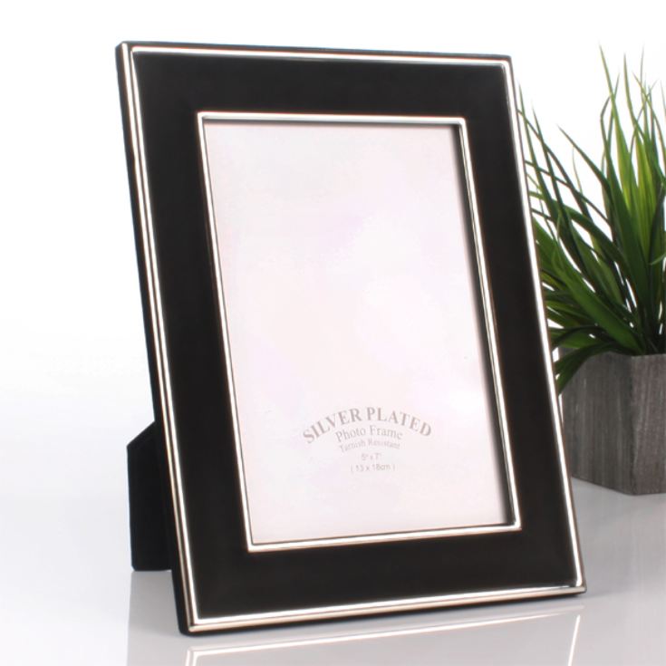 Engraved Black and Silver Frame from The Gift Experience