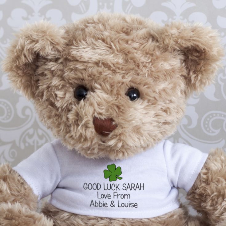 Personalised Good Luck Teddy Bear | The Gift Experience