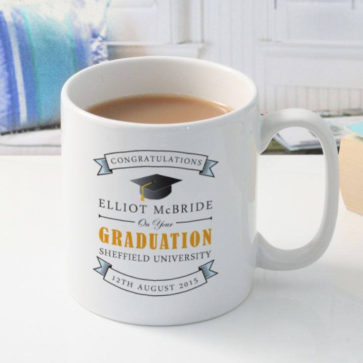 Personalised Graduation Scroll Mug | The Gift Experience