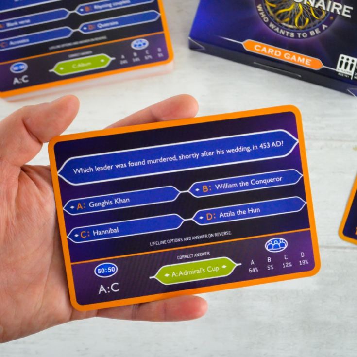 Who Wants To Be a Millionaire Card Game | The Gift Experience