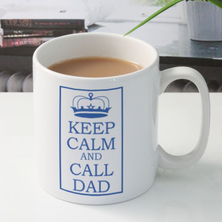 Keep Calm and Call Dad Personalised Mug | The Gift Experience