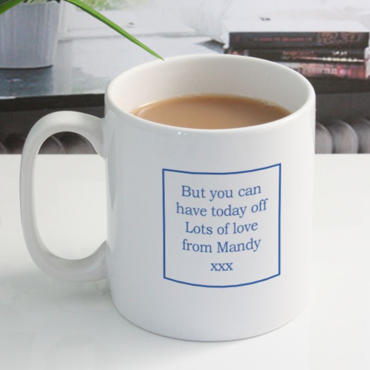 Keep Calm and Call Dad Personalised Mug | The Gift Experience