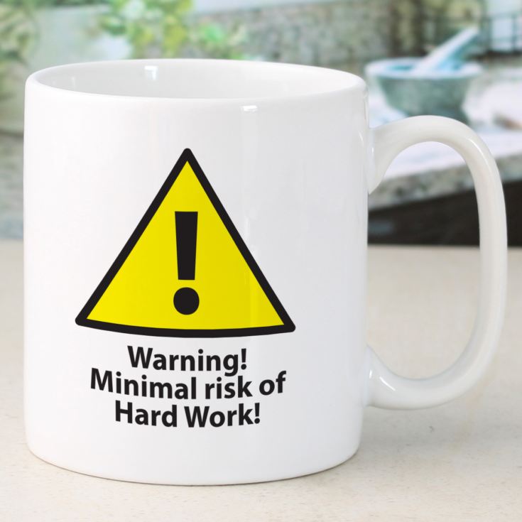 Personalised Minimal Work Mug | The Gift Experience