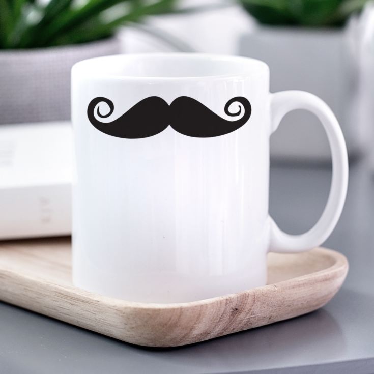 Personalised Moustache Mug | The Gift Experience