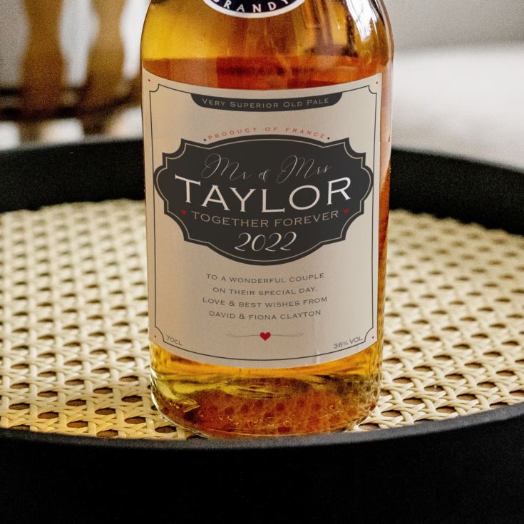 Personalised Mr & Mrs Brandy | The Gift Experience