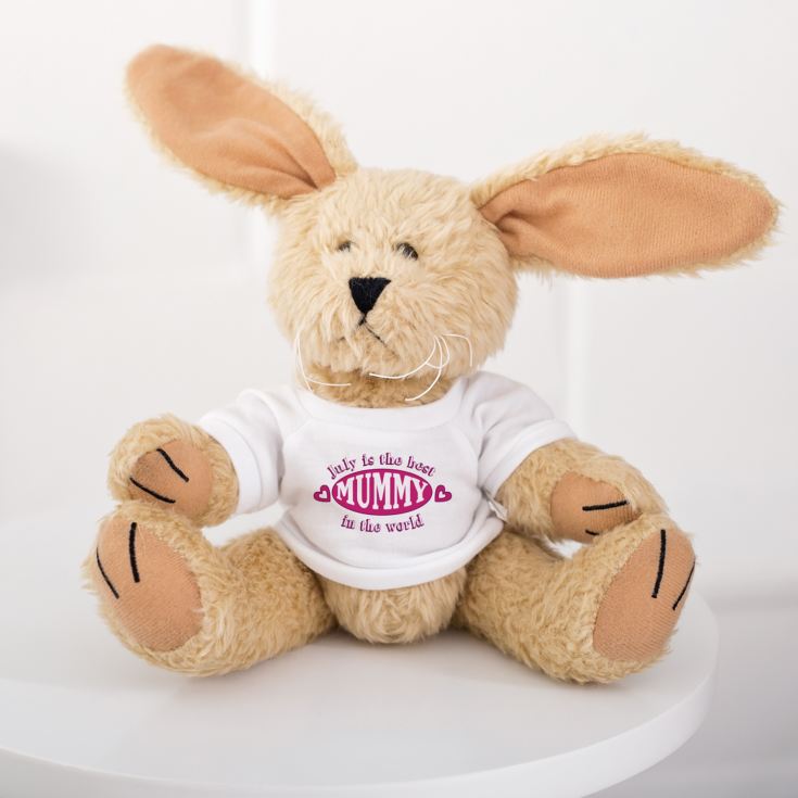 The Best Mummy in the World Personalised Bunny Rabbit - The Gift Experience