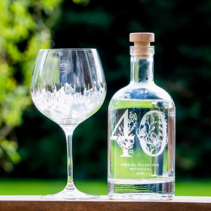 Personalised Special Milestone Botanical Gin
