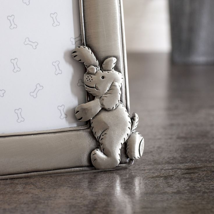 Personalised Antique Finish Dog Photo Frame | The Gift Experience