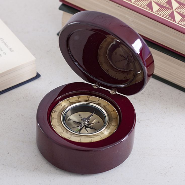 Compass In Personalised Luxury Wooden Box The T Experience