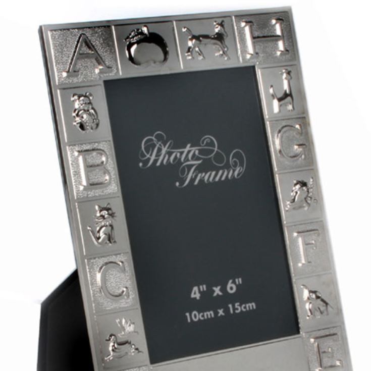 Personalised Silver Plated ABC Photo Frame | The Gift Experience