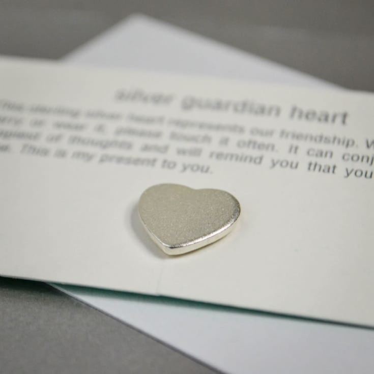Sterling Silver Guardian Heart - Love Token | The Gift Experience
