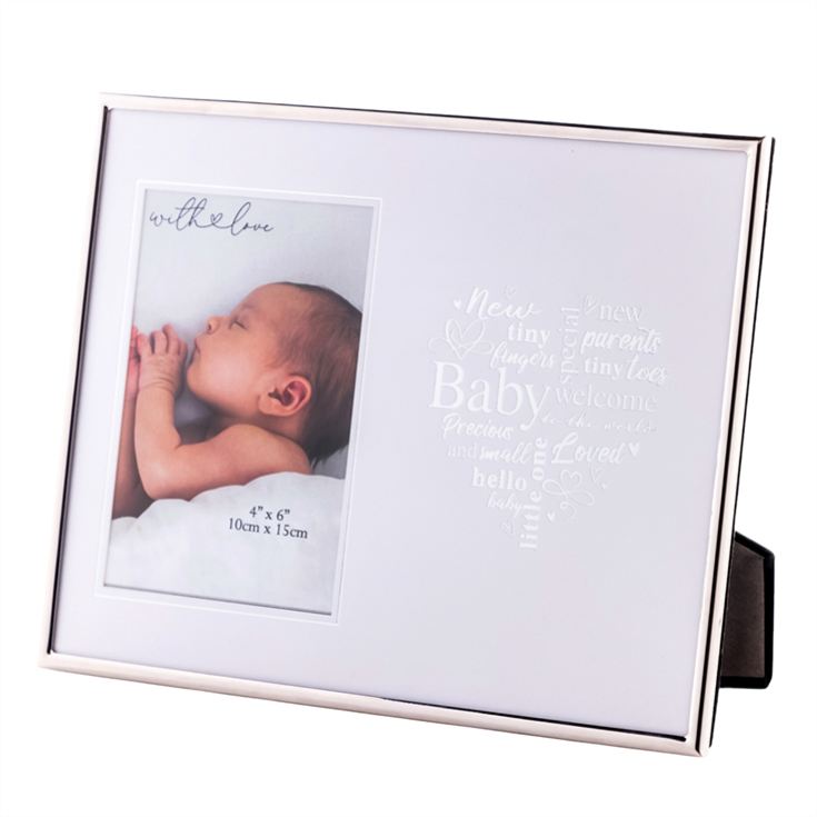 Baby Silver Heart Photo Frame | The Gift Experience