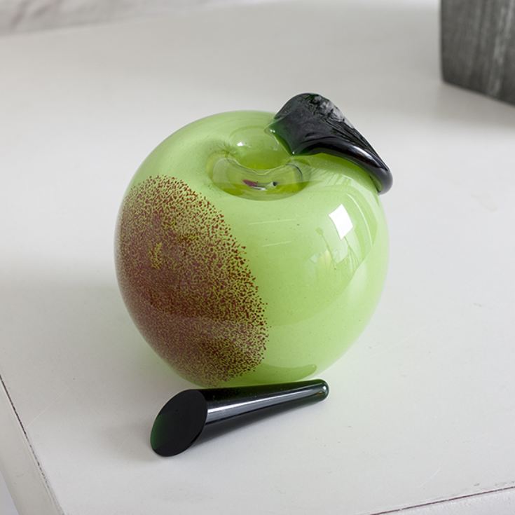 Temptation Green Apple Paperweight By Caithness Glass | The Gift Experience